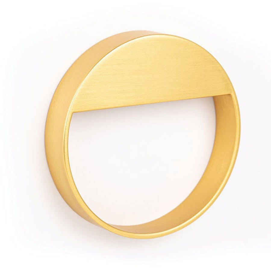 Momo Handles Bau Circular Handle 90mm Brushed Gold